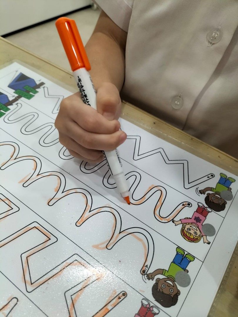 Pre Writing Fine Motor Skill Practice, Hobbies & Toys, Stationery ...