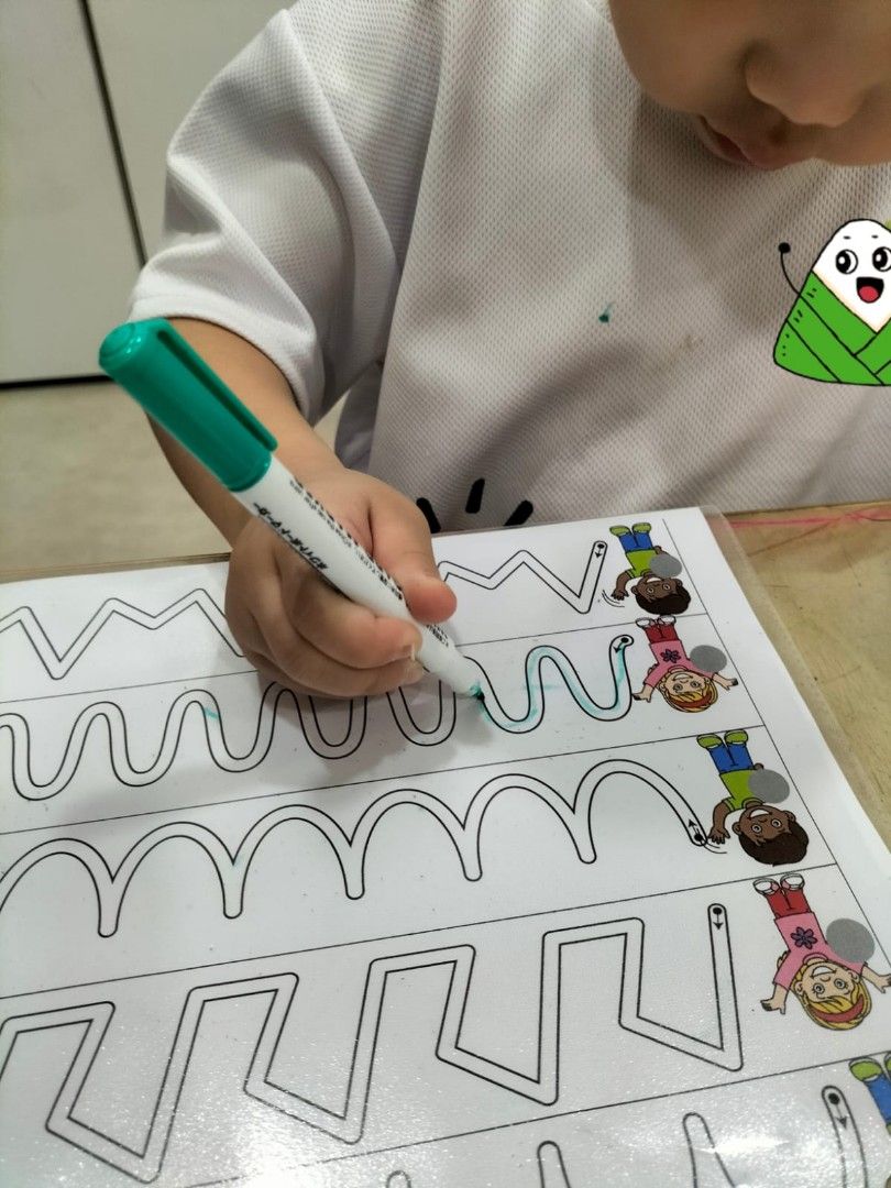 Pre Writing Fine Motor Skill Practice, Hobbies & Toys, Stationery ...