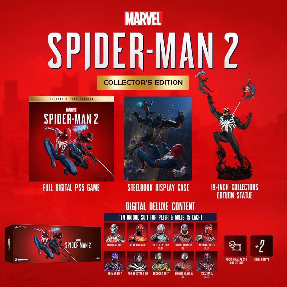 Pre Order Ps5 Ps5 Marvels Spider Man 2 Collectors Edition R3 Hk Import