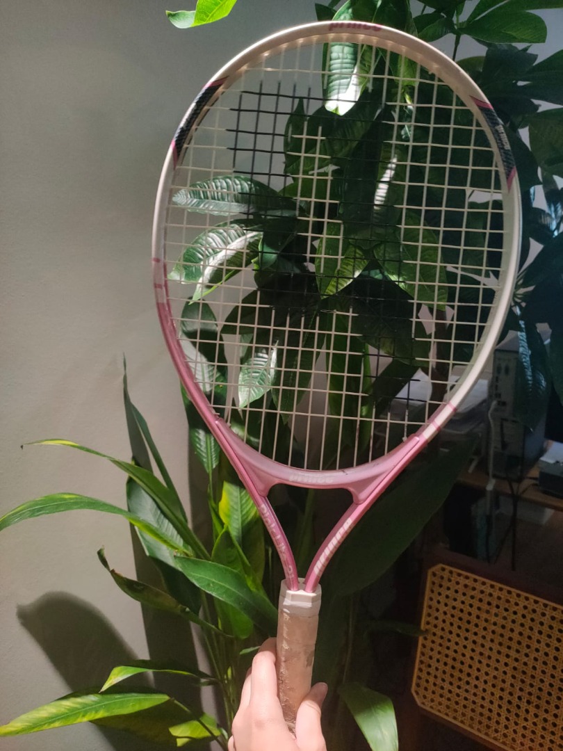 Prince Tennis Racket in Pink, Sports Equipment, Sports & Games, Racket ...
