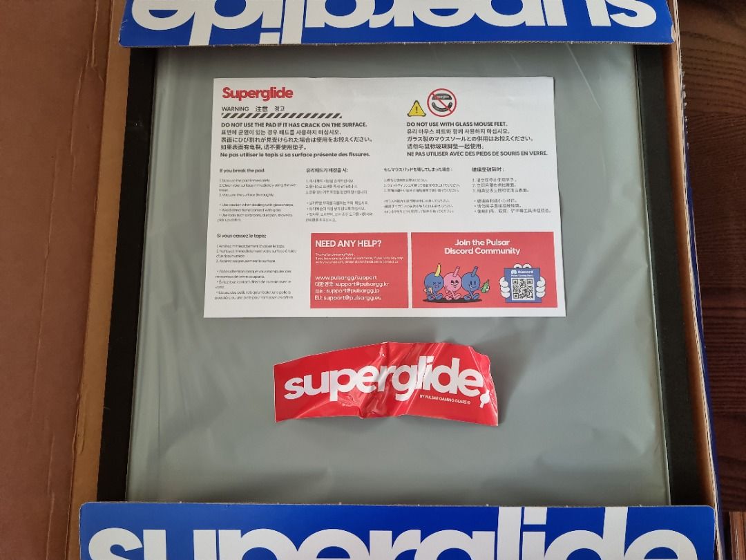 Pulsar Superglide pad XL Black (Pristine), Computers & Tech, Parts ...