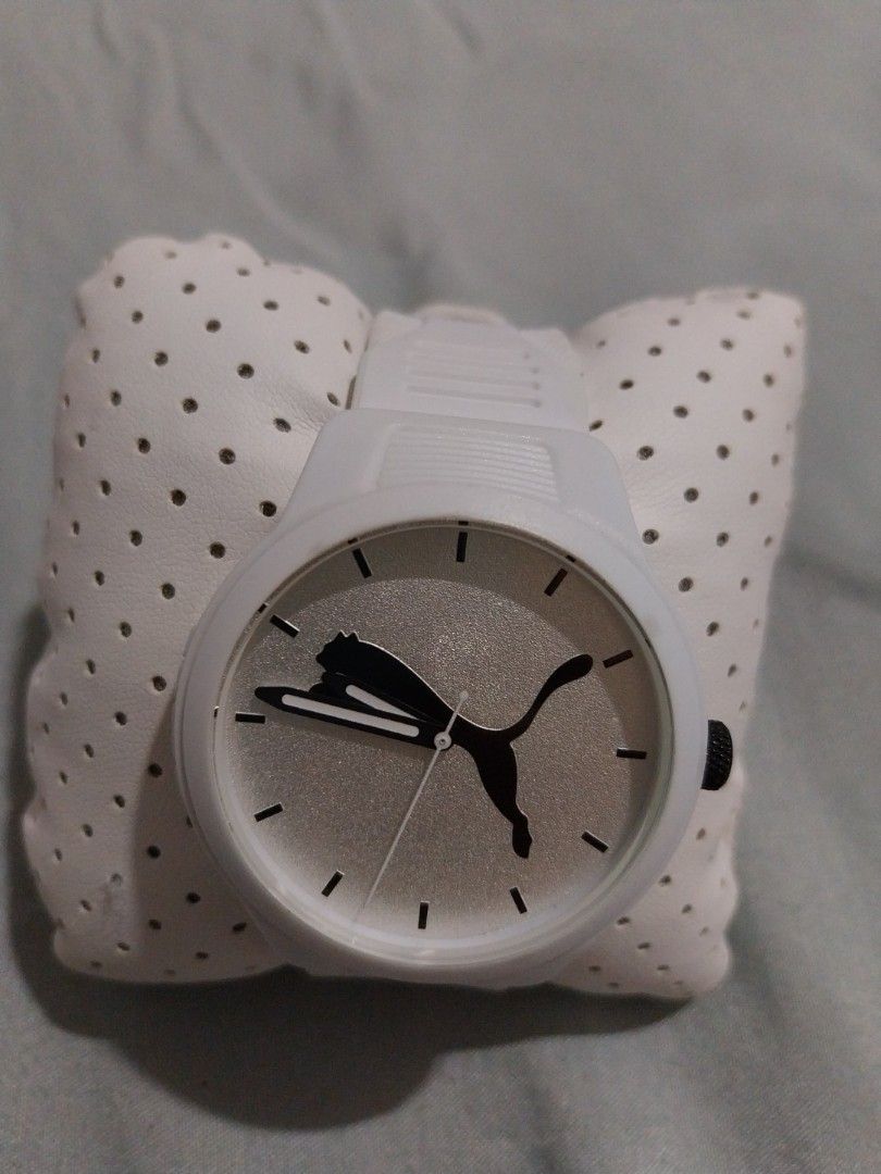 Puma Reset V2 Three-Hand Watch with Jump Cat logo, Men's Fashion ...