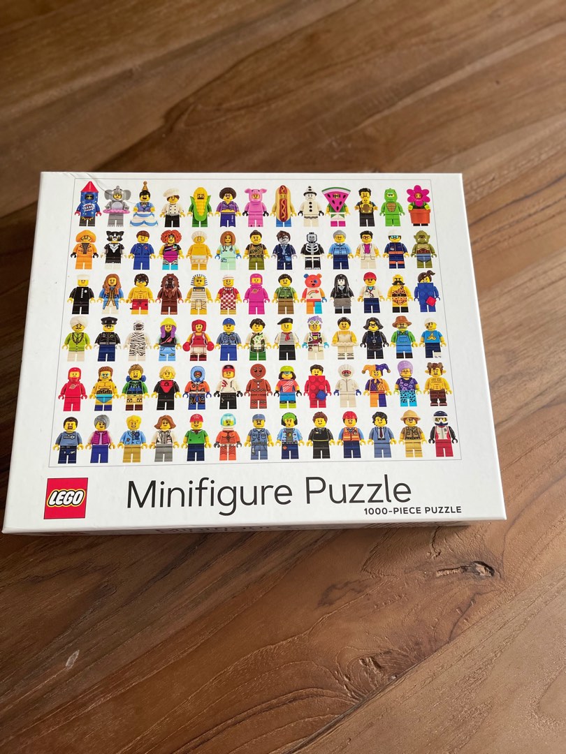 Puzzle - Lego Minifigure Puzzle - 1000 pieces, Hobbies & Toys, Toys ...