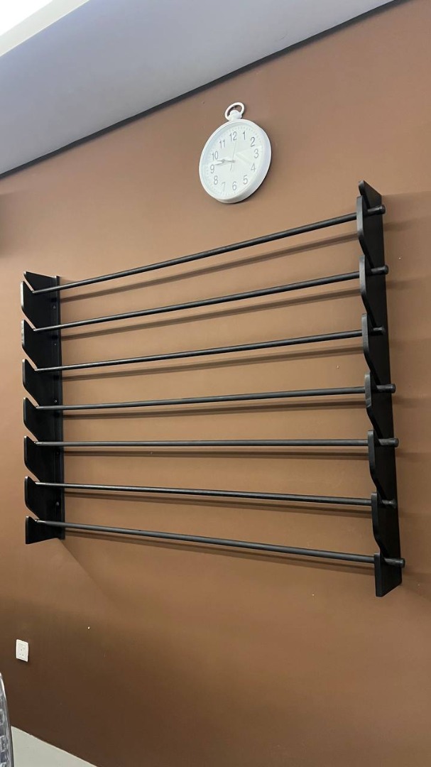 Rak pemegang kayu, Wooden rack holder, Condition 9/10, Furniture & Home ...