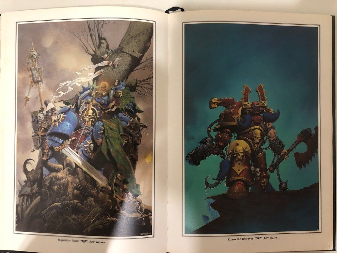 Rare warhammer art book, 興趣及遊戲, 玩具 & 遊戲類 - Carousell