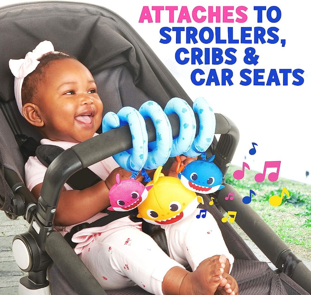 (READY STOCK) Pinkfong Baby Shark - Shake & Rattle Stroller Activity ...