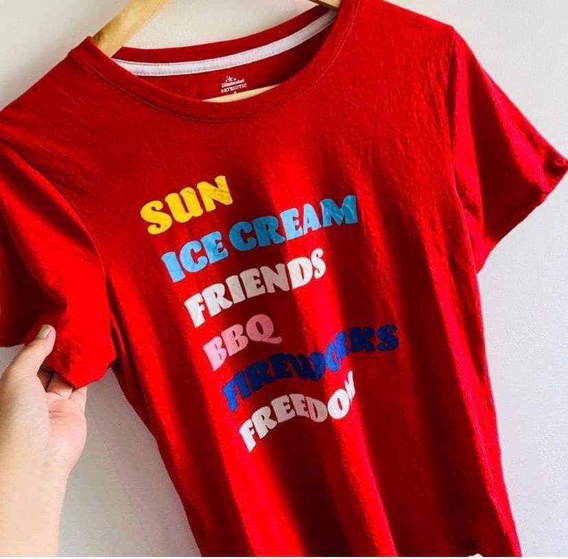 Red cute shirt, Women's Fashion, Tops, Shirts on Carousell