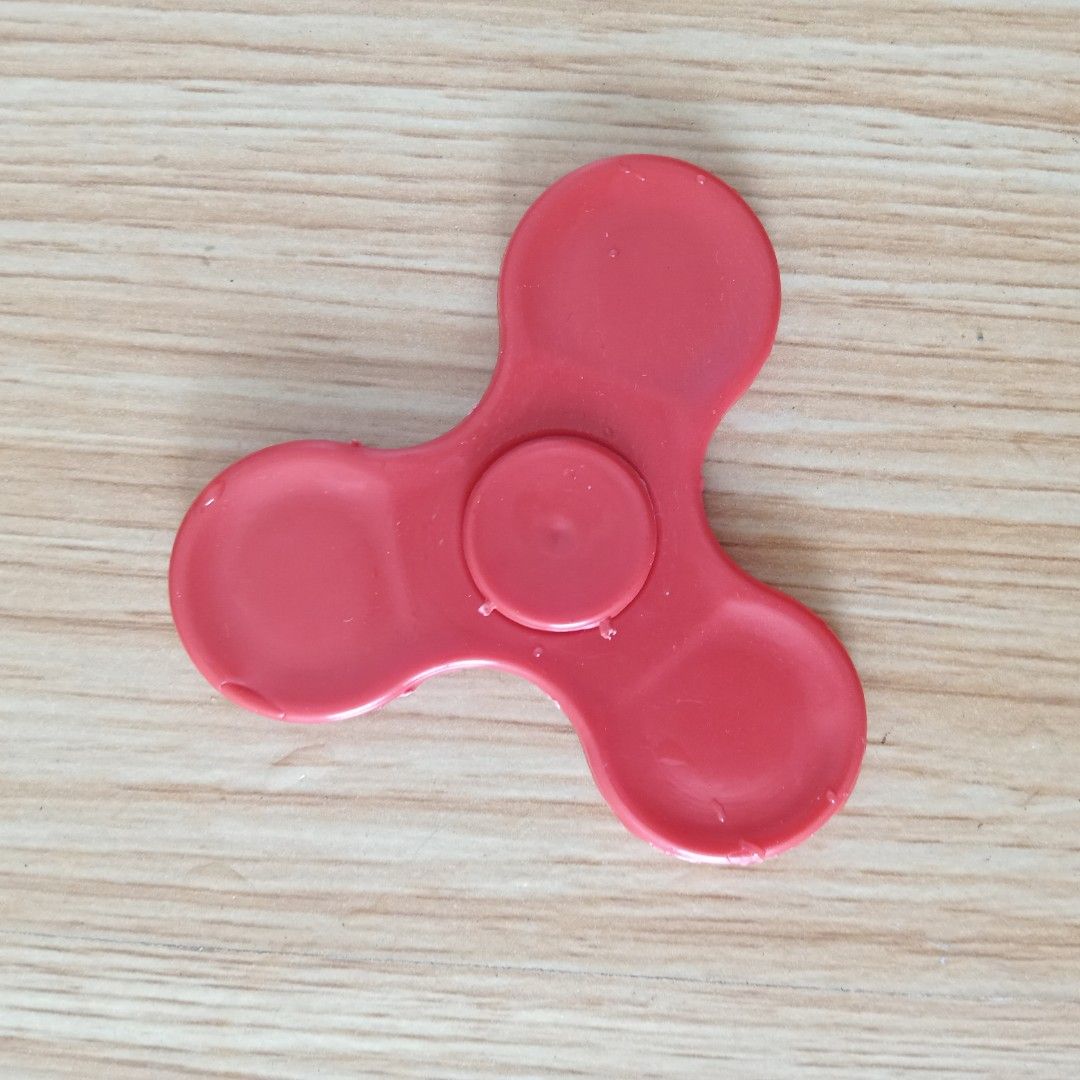 Red Fidget Spinner, Hobbies & Toys, Toys & Games on Carousell