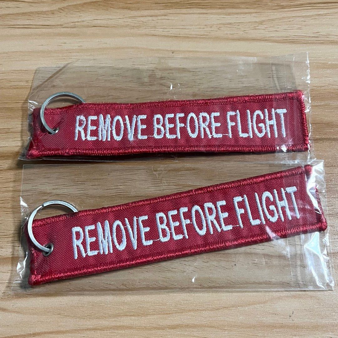 Remove Before Flight Tag, Hobbies & Toys, Travel, Travel Essentials ...