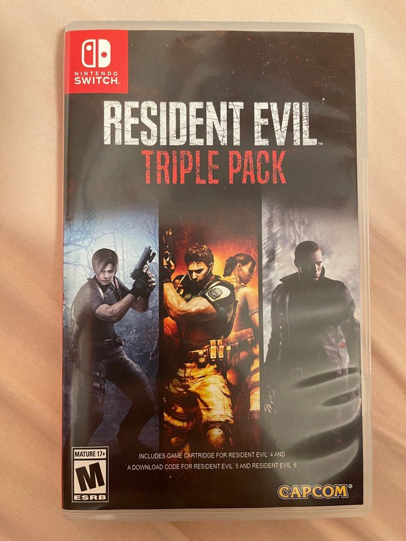 Resident evil triple pack, 電子遊戲, 電子遊戲, Nintendo 任天堂 - Carousell