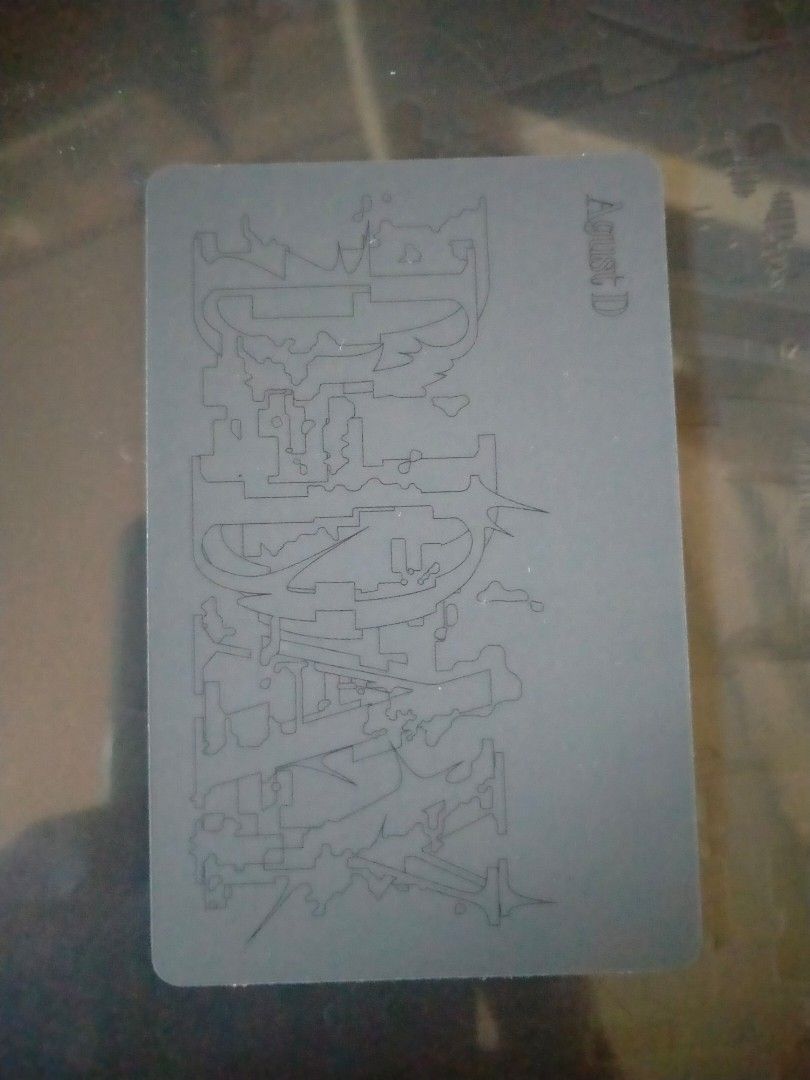 RPC Photocard (PC) - Suga D-Day Weverse Album | OFFICIAL | BTS | with ...