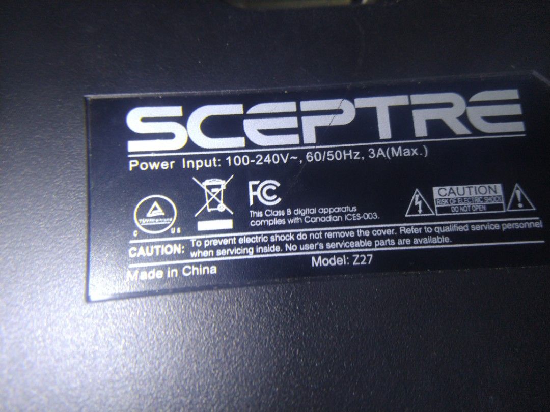 RUSH: Defective Sceptre 27 Inches LED 4K UHD Monitor, Computers & Tech ...