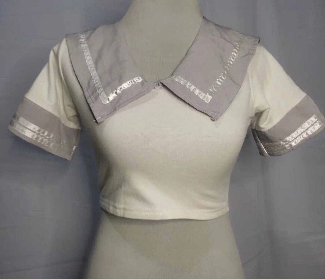 Sailor, Japanese Uniform Crop Top on Carousell