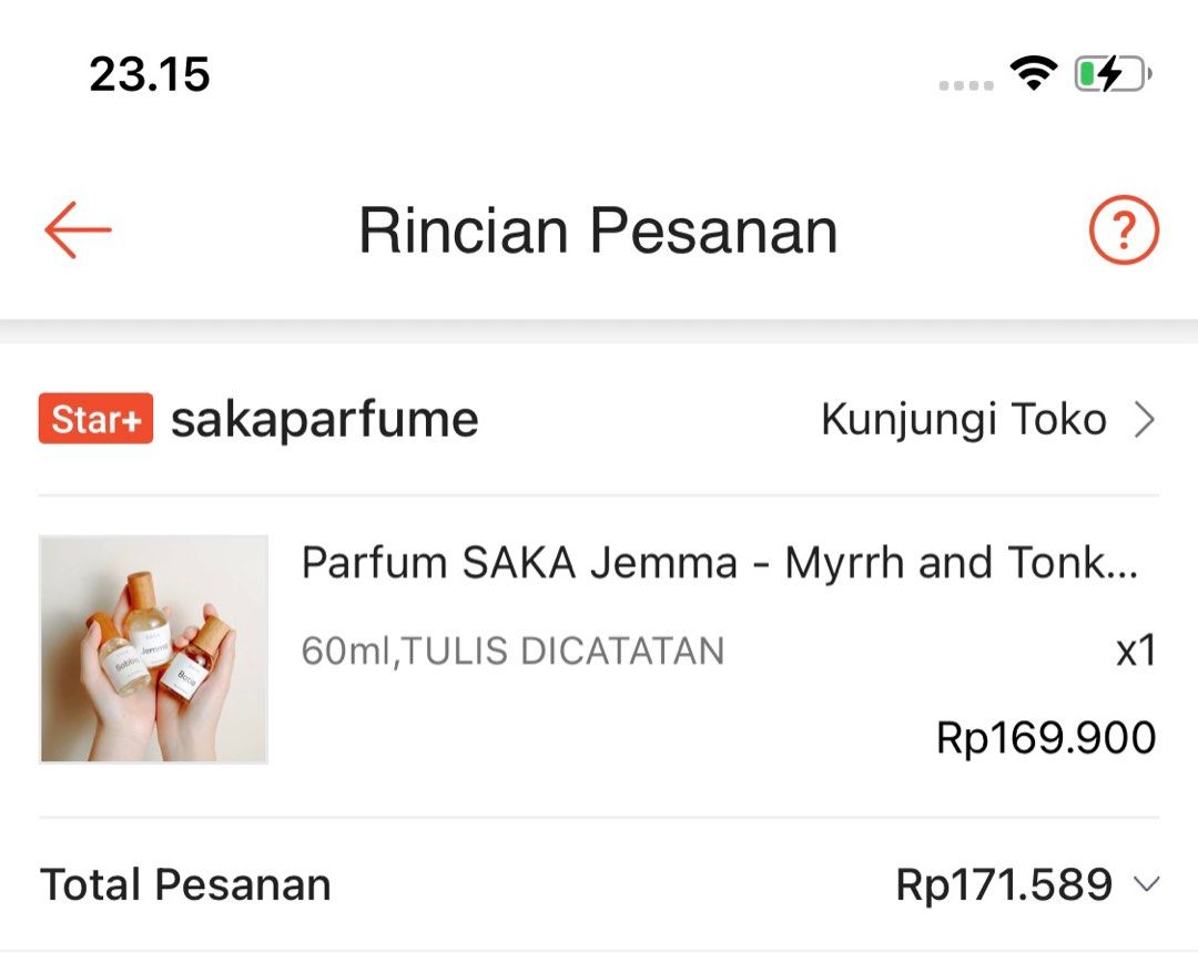 Saka parfume “Jemma”, Kesehatan & Kecantikan, Parfum, Kuku & Lainnya di ...