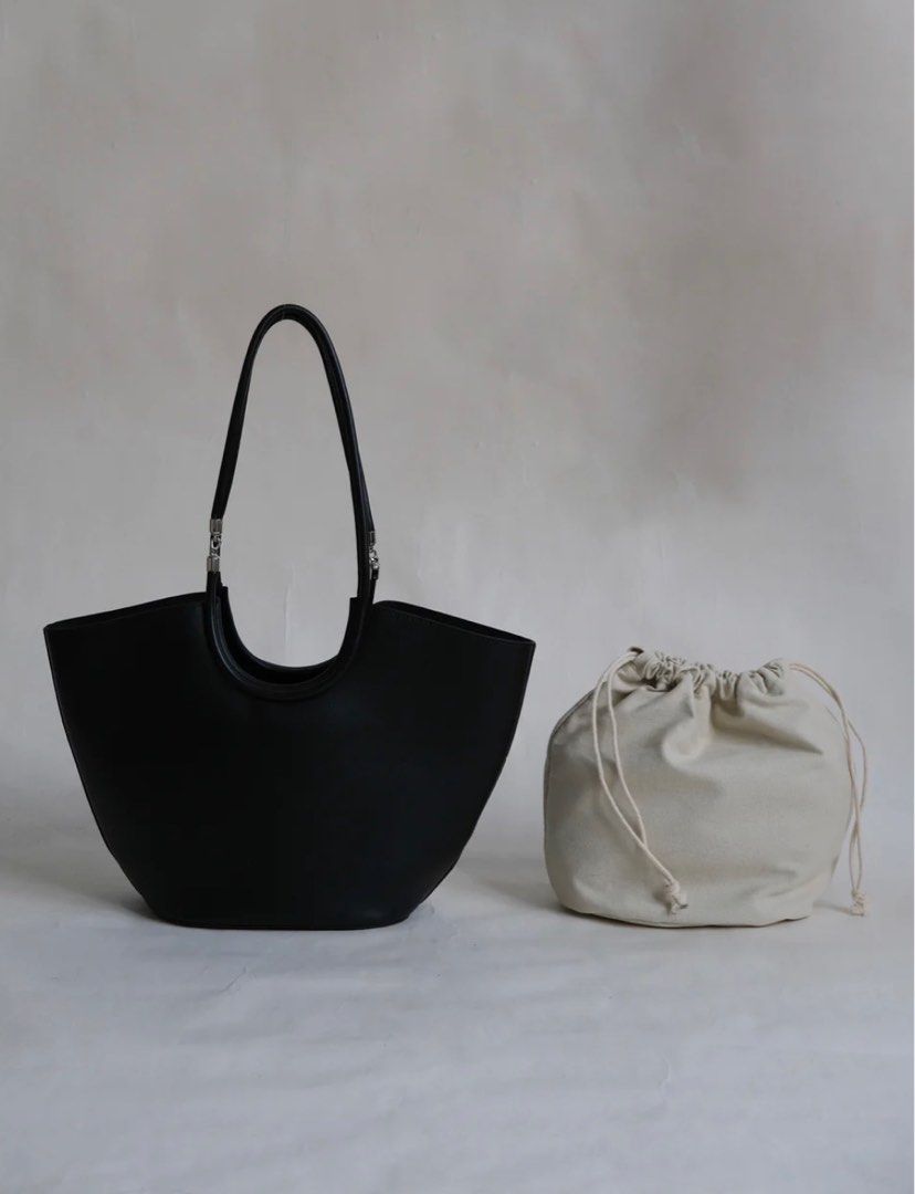 Saou Studio Basket tote bag in classic black, Women's Fashion, Bags ...