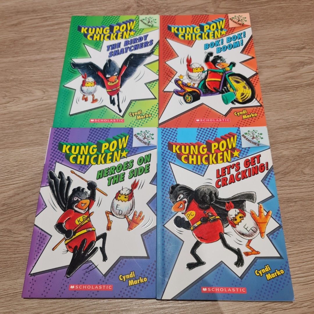 Scholastic books Press Start and Kung Pow Chicken, Hobbies & Toys ...