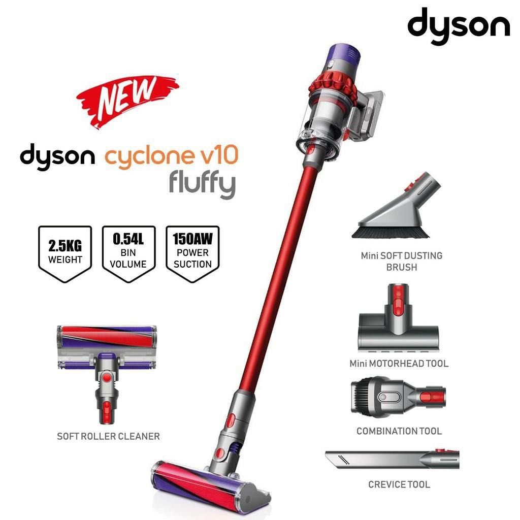 (SEALED) Dyson Cyclone V10 Fluffy, TV & Home Appliances, Vacuum Cleaner ...