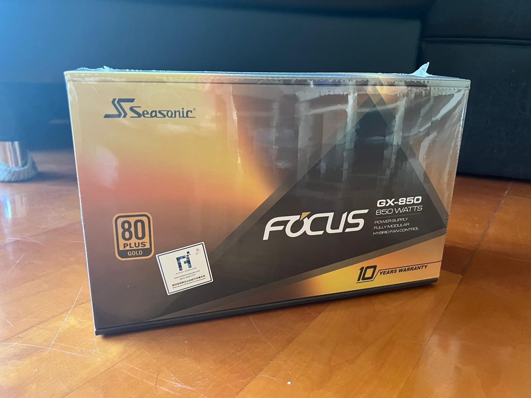 全新 Seasonic Focus GX-850 ATX PSU 火牛 80PLUS gold, 電腦＆科技, 桌上電腦 - Carousell
