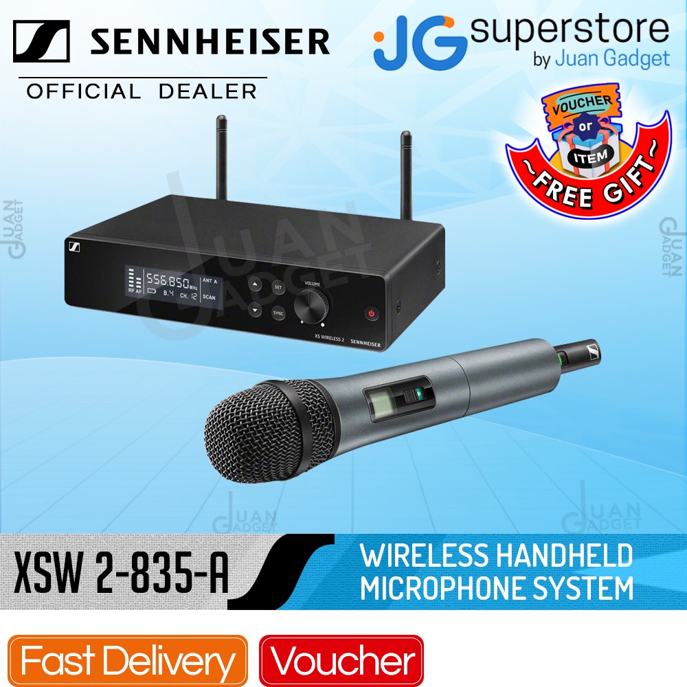 Sennheiser XSW 2-835-A Wireless Handheld Microphone System with e835 ...