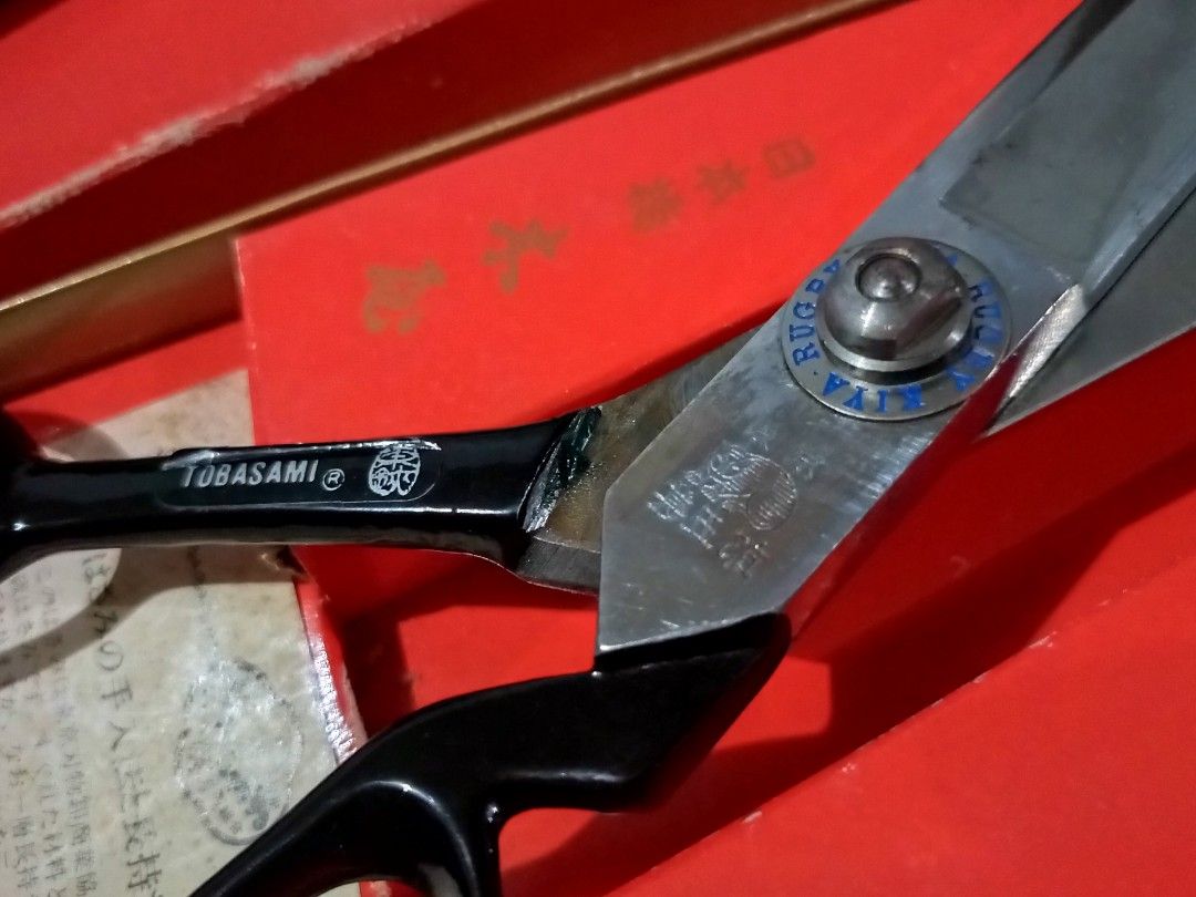 SHOZABURO TOBASAMI Tailor Fabric Scissors Gunting JAPAN SURPLUS on ...