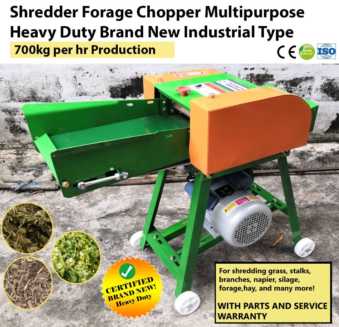shredder forage chopper heavy duty industrial BNEW japan tech Raijin on ...
