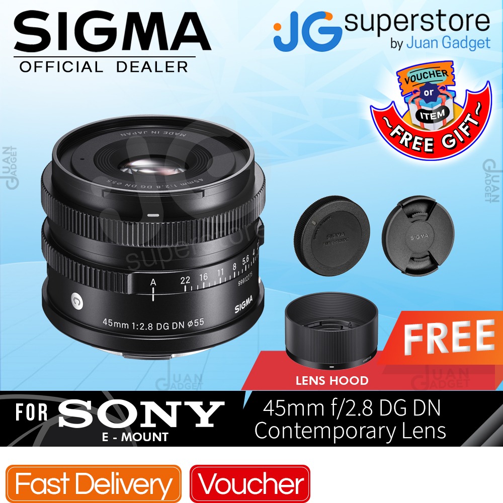 Sigma 45mm f/2.8 Soft, Smooth, Rounded Bokeh DG DN Contemporary Lens (E ...