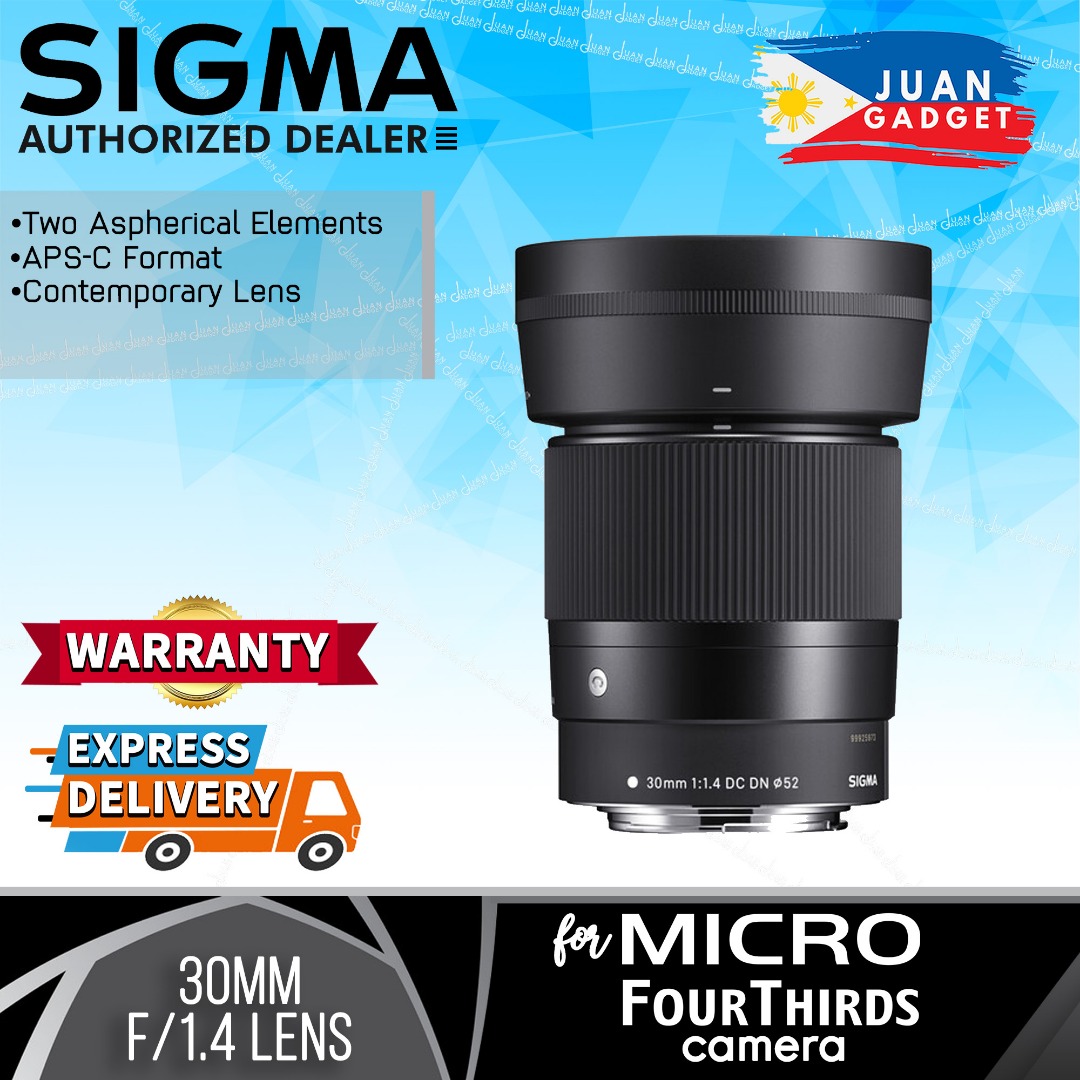 Sigma DN M43 LENS 30mm f/1.4 DC DN Contemporary Lens for Micro Four ...