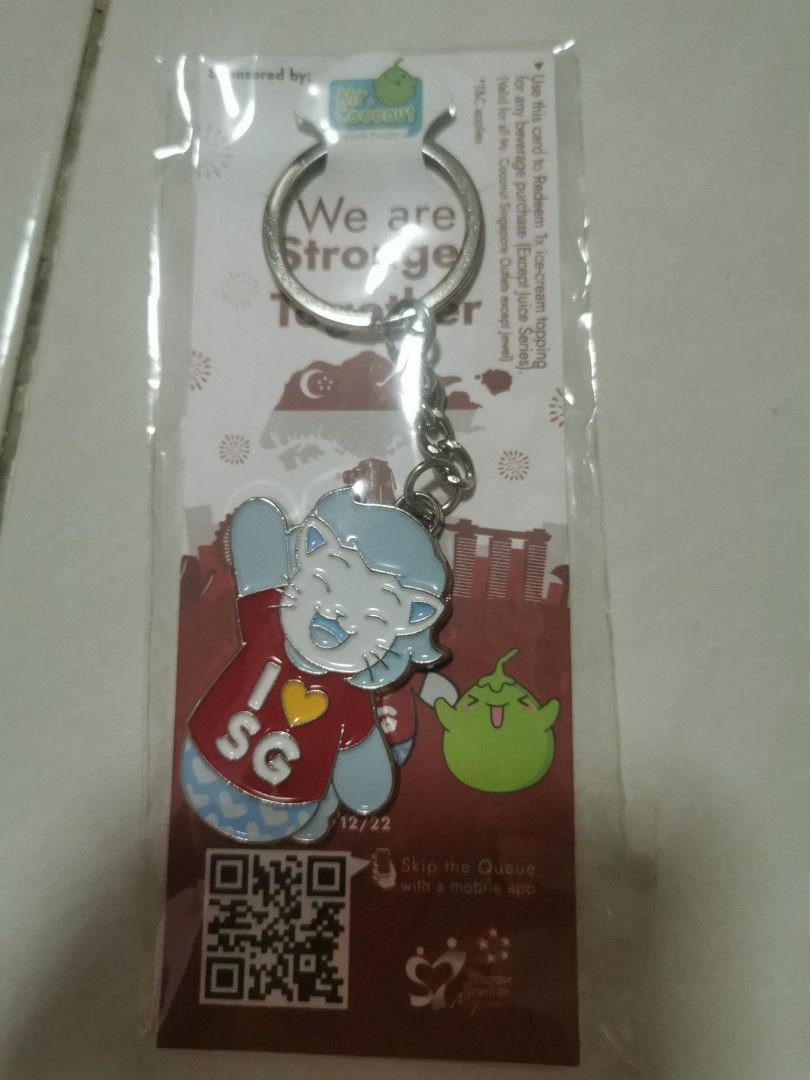 Singapore SG keychain, Everything Else on Carousell