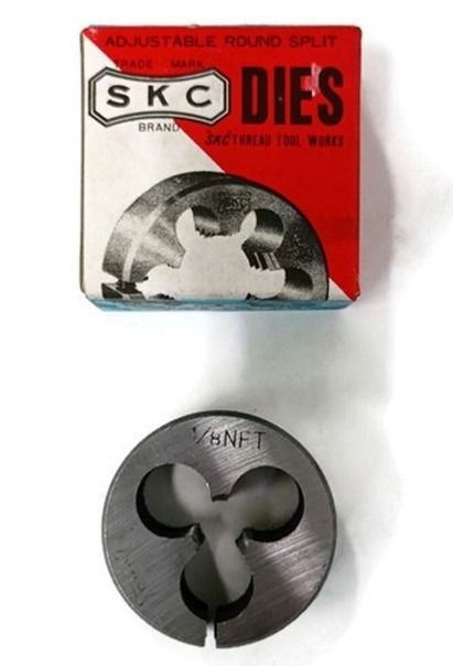 SKC Round Die 1-1/2" O.D. Sizes: 1/8 NPT27, 1/4 NPT18, 3/8 NPT18 & 1/2 ...