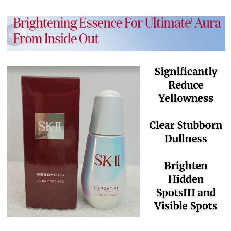 SK-II Genoptics Aura Essence 50ml x Made in Japan x Expiry 22.10.2024, Beauty & Personal Care ...
