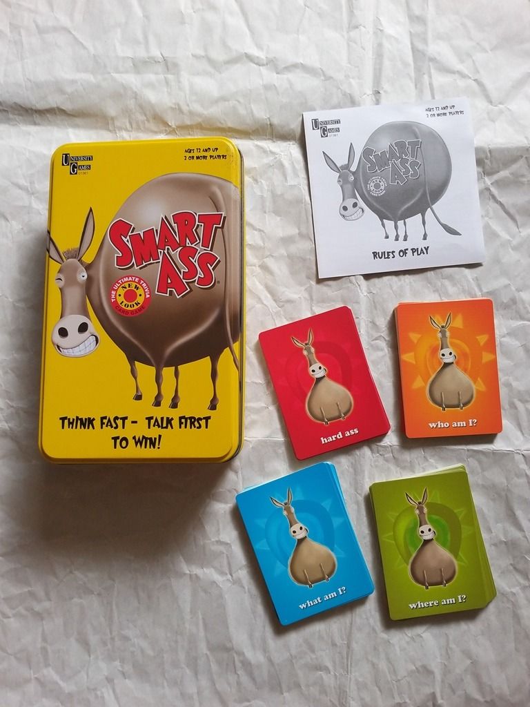 Smart Ass Card Game (Tin Box), Hobbies & Toys, Toys & Games on Carousell