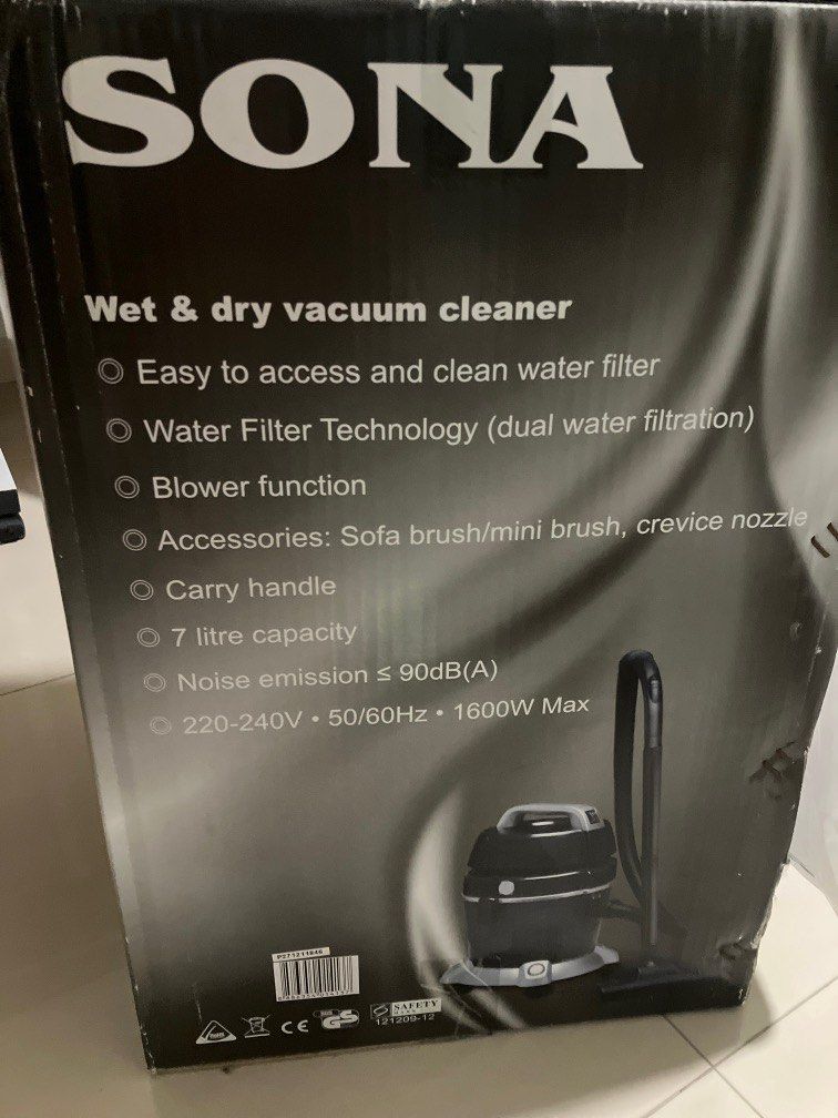 Sona dry and wet vacuum cleaner with blower, TV & Home Appliances ...