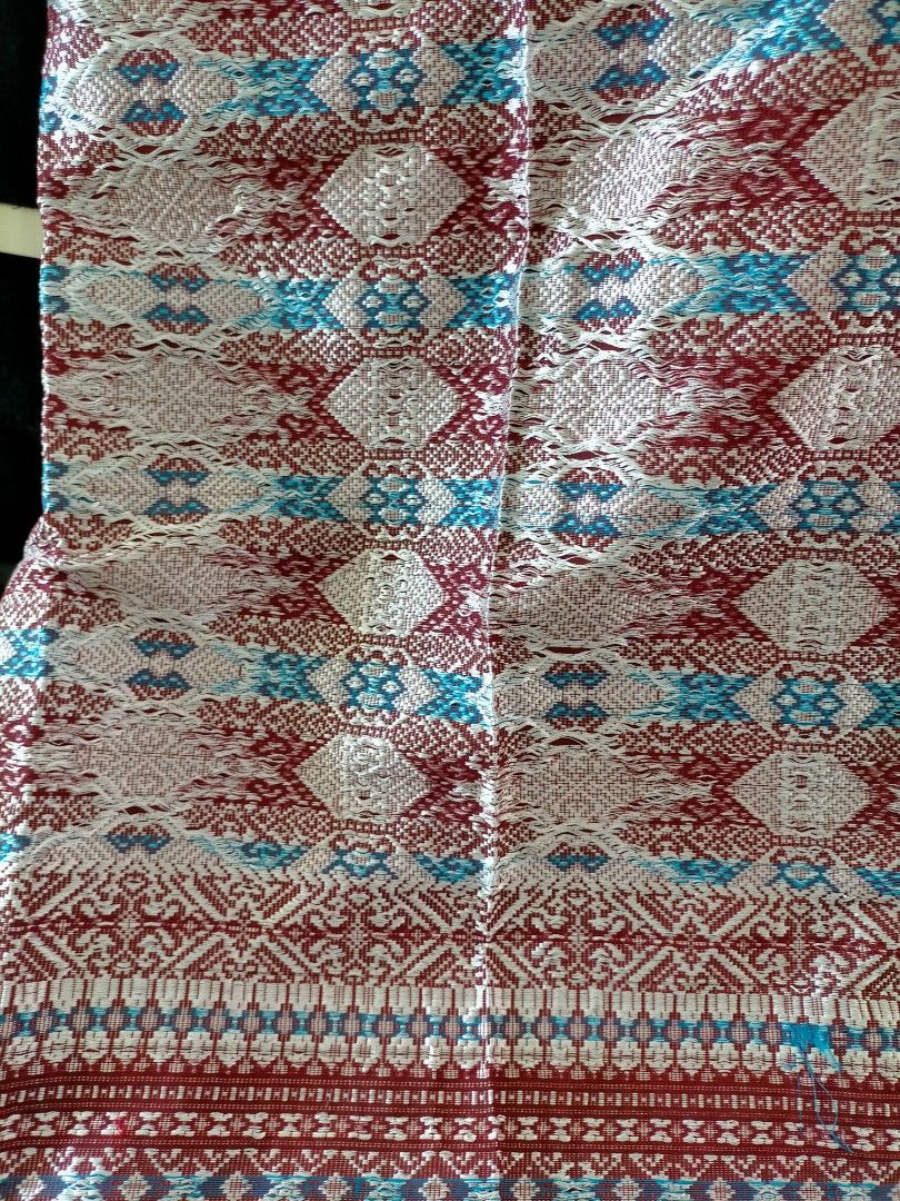 Songket Tenun + Selendang, Fesyen Wanita, Pakaian Wanita, Lainnya di Carousell
