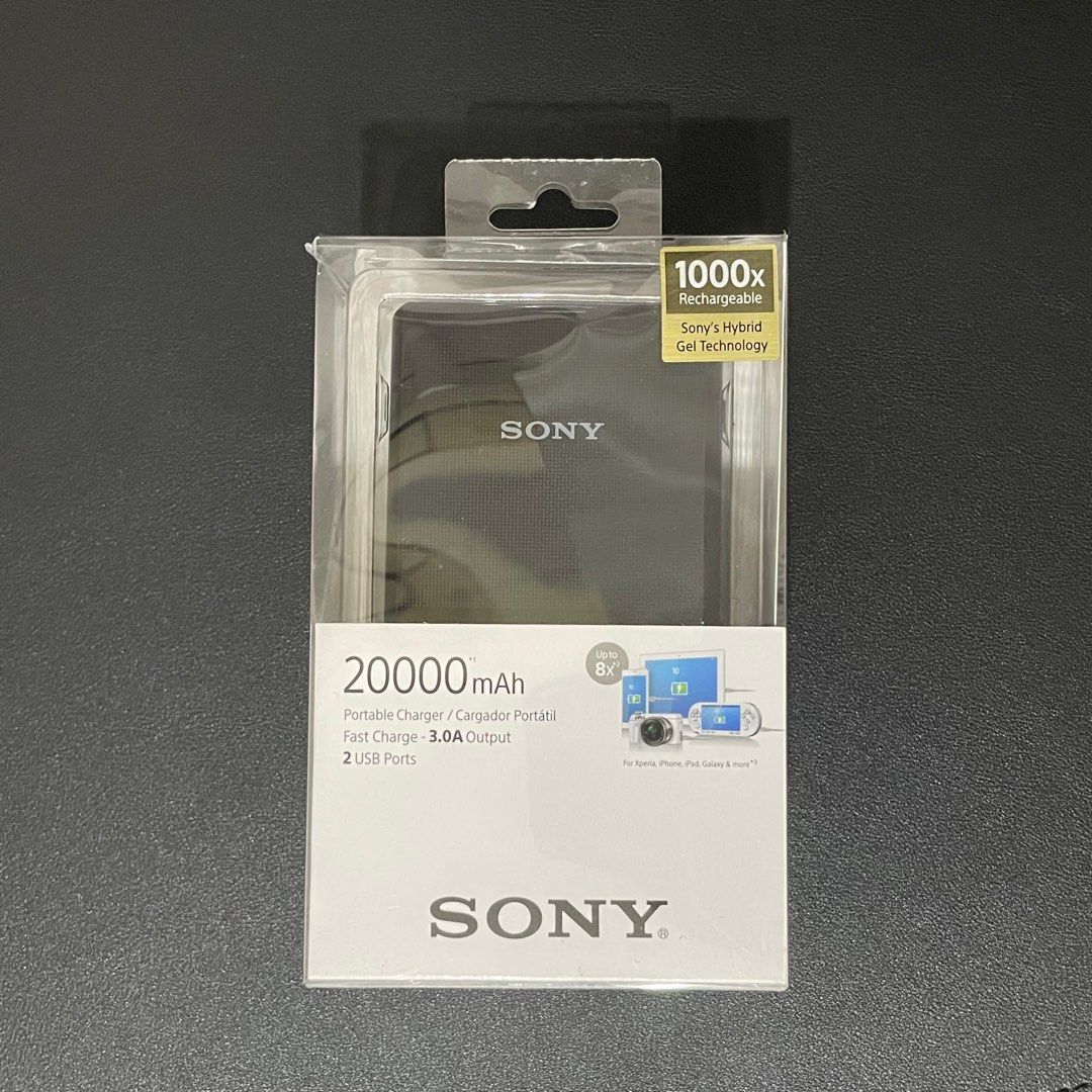 Sony 20000mAh Portable Charger, Mobile Phones & Gadgets, Mobile ...