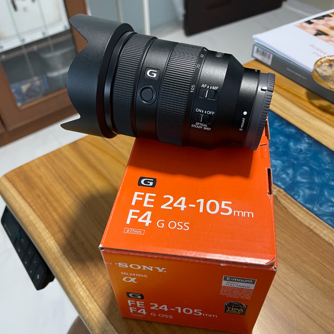 Sony 24-105mm F4 G OSS Full Frame E Mount Lens, Photography, Lens ...