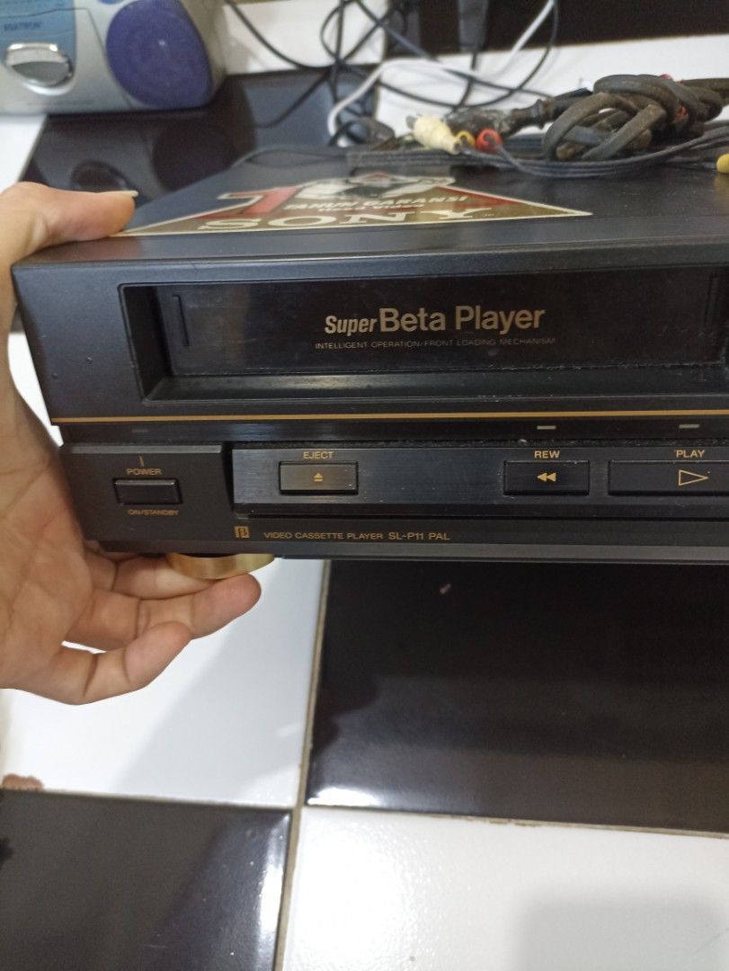 SONY SUPER BETA PLAYER, Elektronik, TV & Perlengkapan Hiburan di Carousell