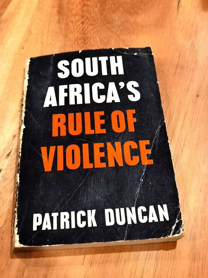 South Africa's Rule Of Violence Book By Patrick Duncan Vintage Year 1964, Hobbies & Toys, Books ...