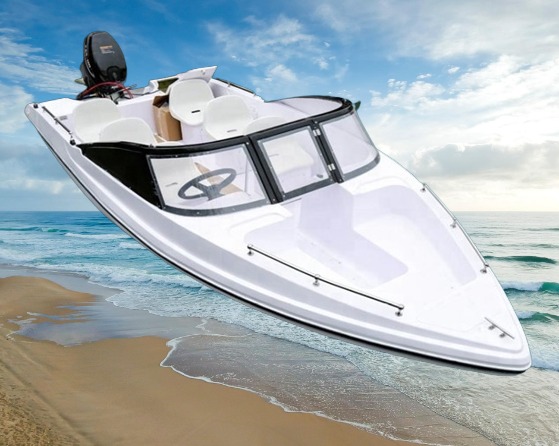 SPEEDBOAT (MODEL : KP-F03) FIBERGLASS STEEL, Sports Equipment, Sports ...
