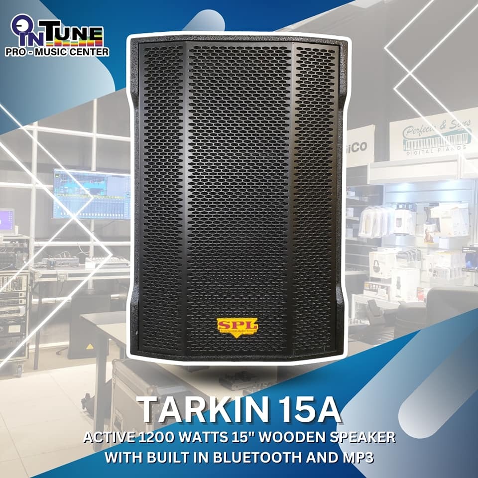 SPL TARKIN15A ctive 2-way 15'' Pa System 500rms/1200watts peak with bult-in 2line input, USB ...