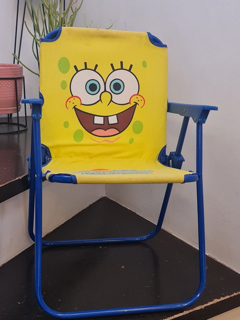 Spongebob foldable chair, Babies & Kids, Baby Nursery & Kids Furniture ...