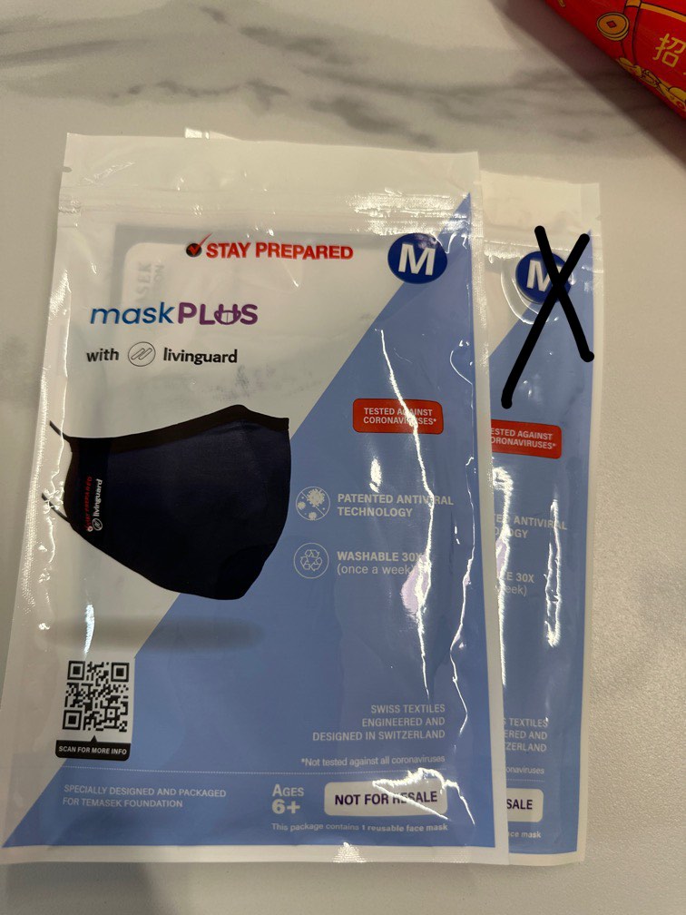 Stay prepared mask, Health & Nutrition, Face Masks & Face Shields on ...