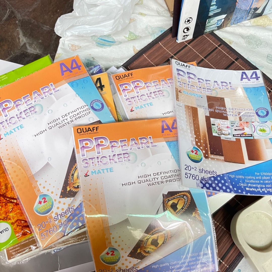 Sticker Paper, Laminating Film, Magnet Sheet, Inkjet Vinyl, Sticker ...