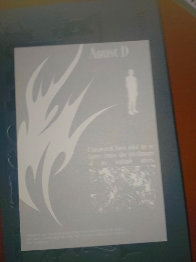 Suga D-Day Album Photobook Ver. 1 - Sealed (100 pages) | OFFICIAL | BTS ...