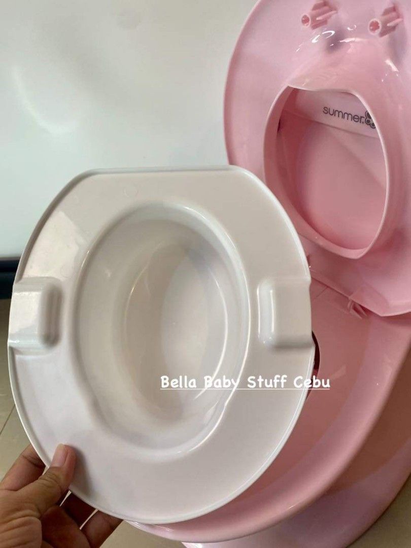 Summer My Size Potty, Pink Realistic Potty Training Toilet on Carousell