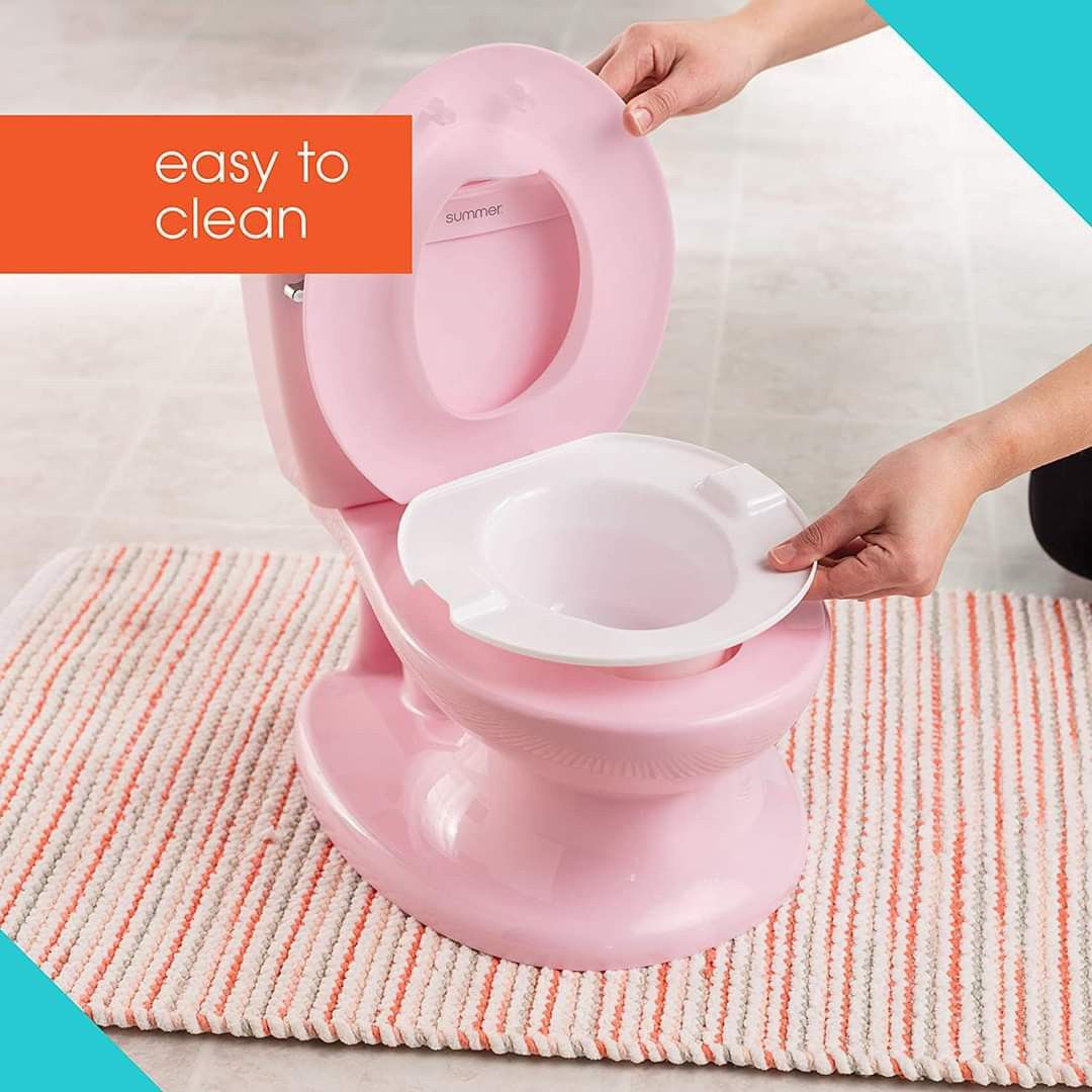 Summer My Size Potty, Pink Realistic Potty Training Toilet on Carousell