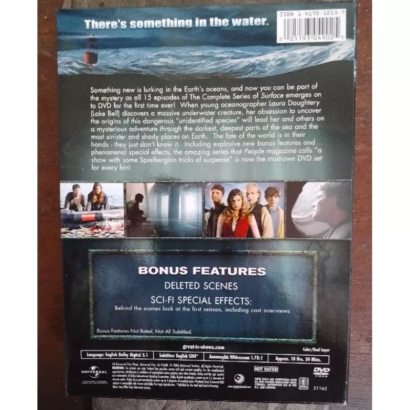 Surface The Complete TV Series on DVD SCI-FI Titanic Like Submersible 4 ...