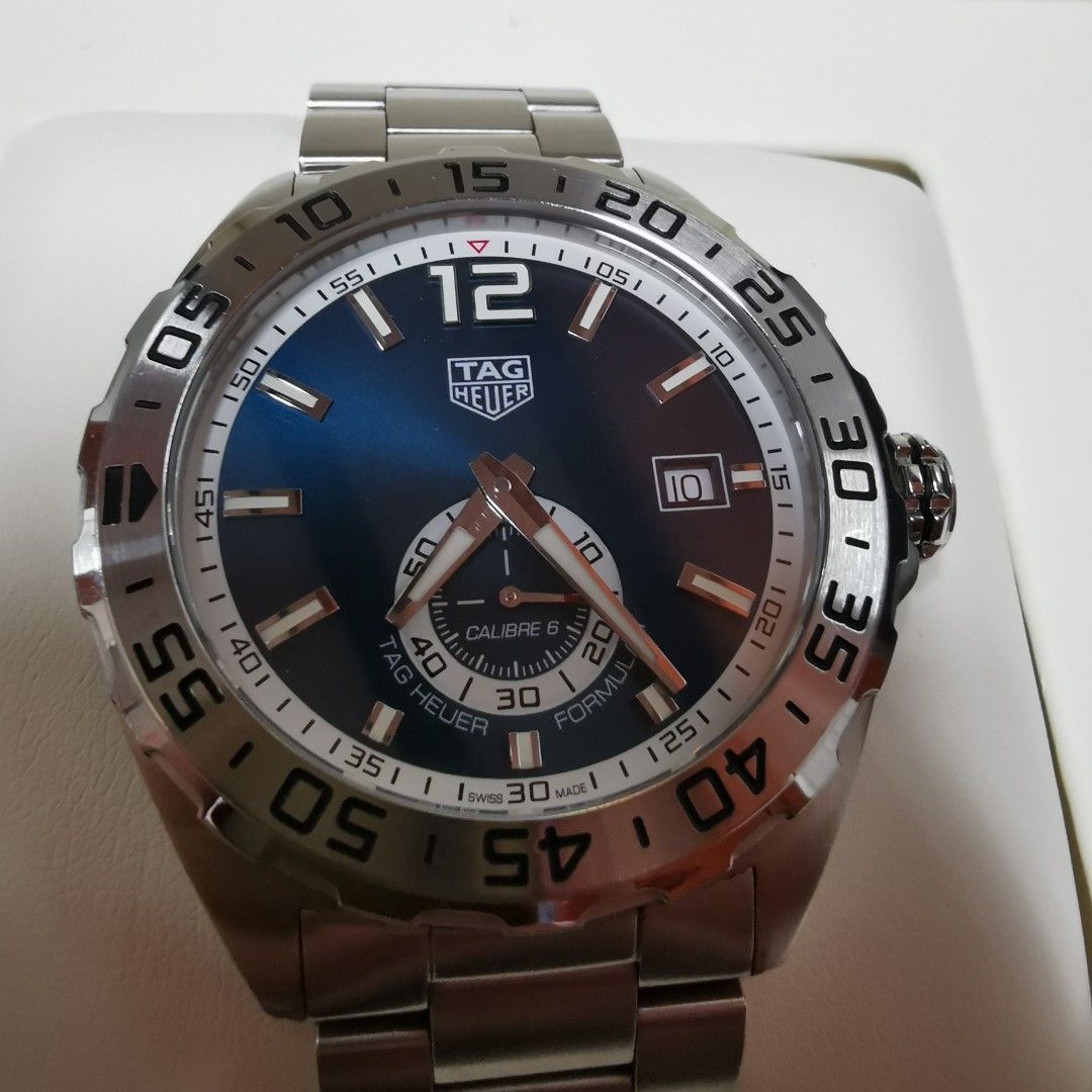 Tag Heuer Formula 1 Blue Dial Calibre 6, Men's Fashion, Watches ...