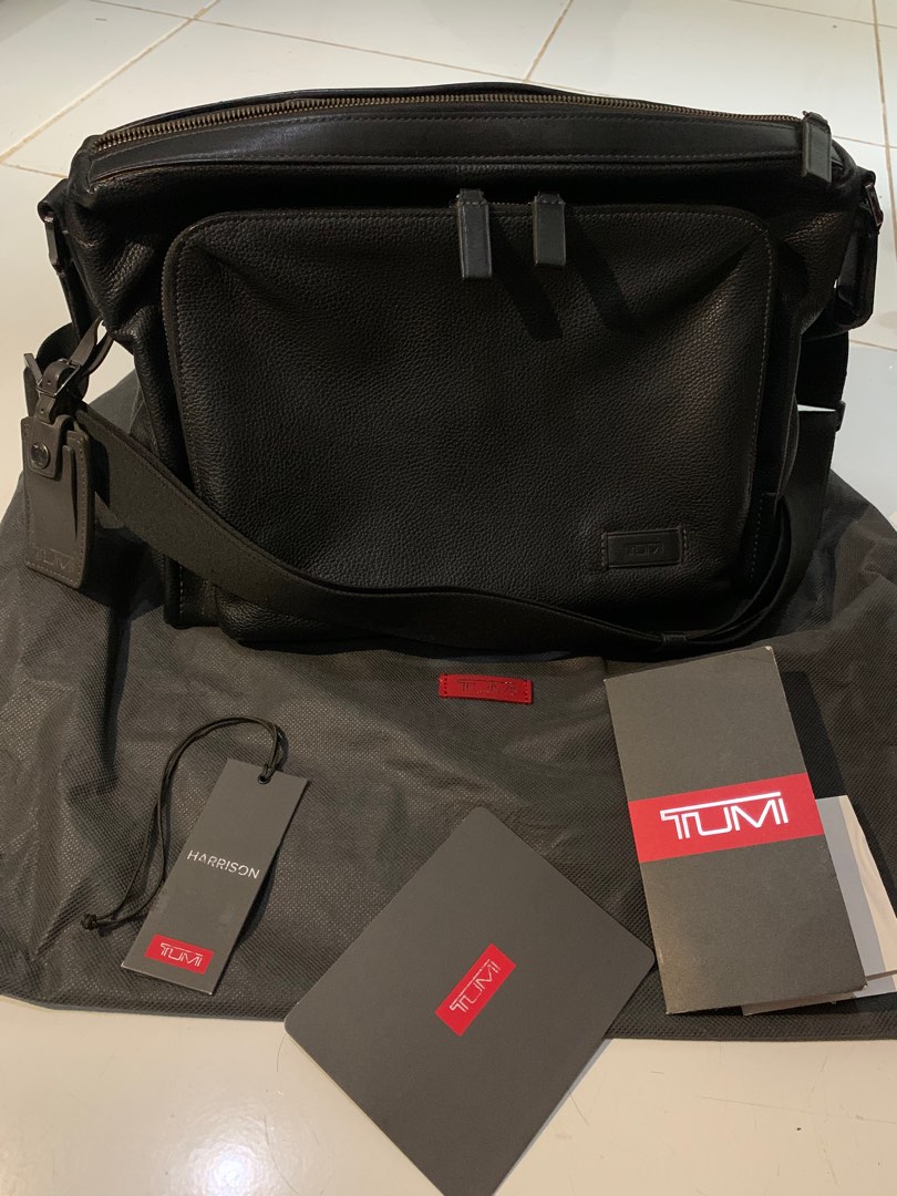 Tas kulit tumi original like new, Fesyen Pria, Tas & Dompet , Tas Kantor di Carousell