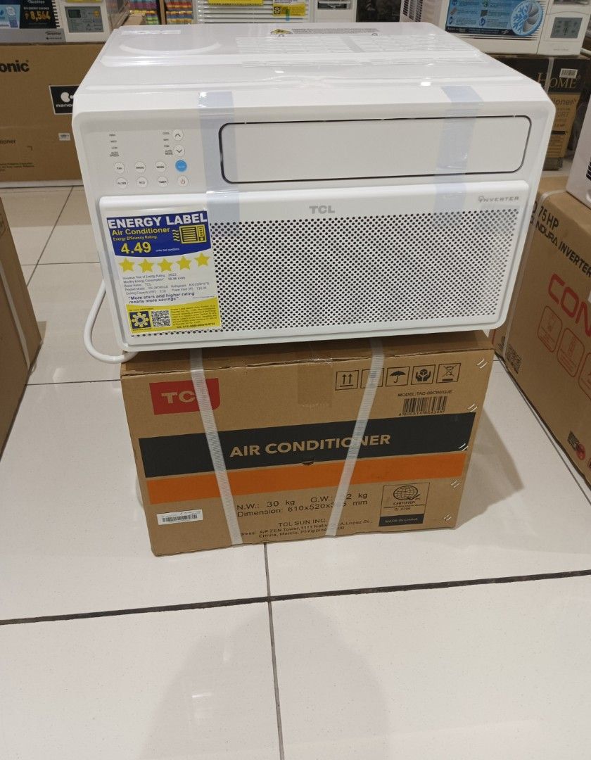Tcl Window Type Inverter Aircon, TV & Home Appliances, Air Conditioning ...