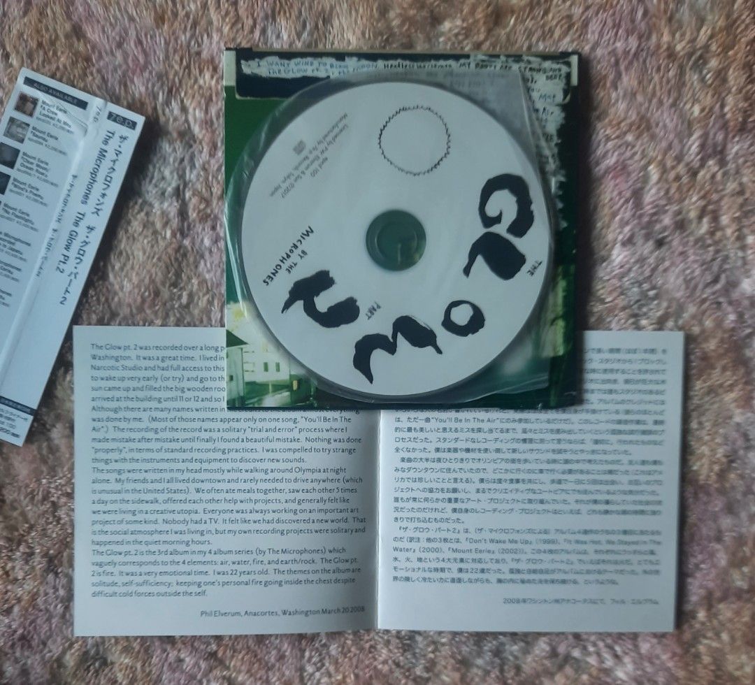The Microphones - "The Glow" Pt. 2 CD, Hobbies & Toys, Music & Media ...